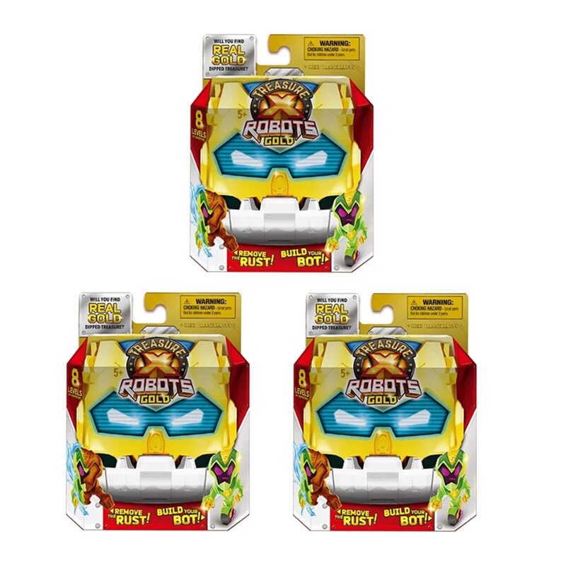 Гигантский робот-игрушка Treasure X Treasure Adventurer со звуком и светом, мини-робот для детей, подарок [Готовый
