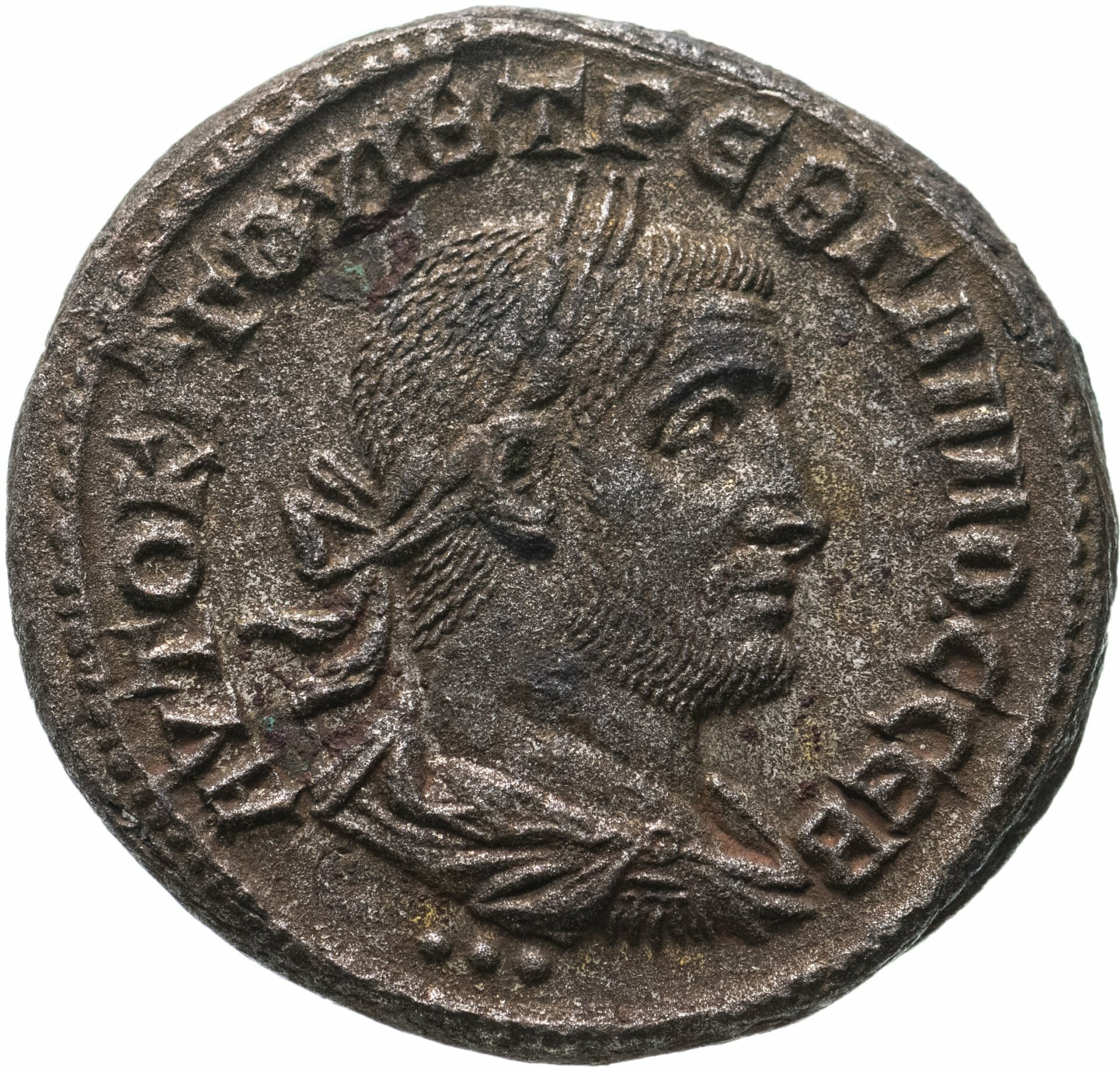 Римская империя, Требониан Галл, г Антиохия, 251-253 годы, Тетрадрахма , Серебро, в сохранности XF