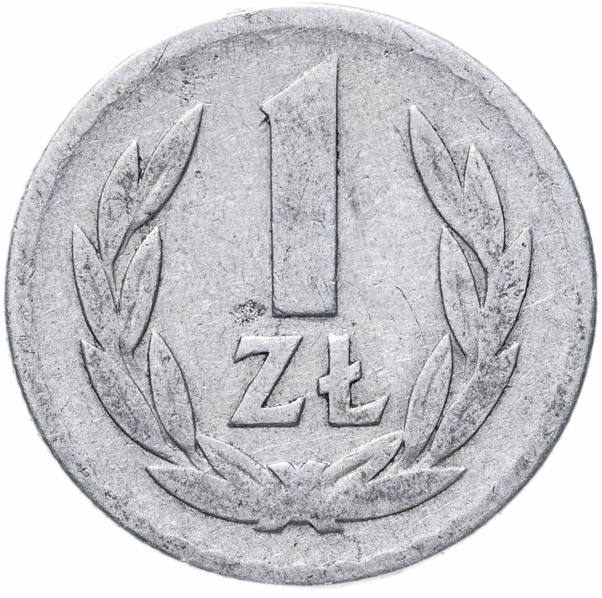 Польша 1 злотый zloty 1949, Алюминий, в сохранности VF