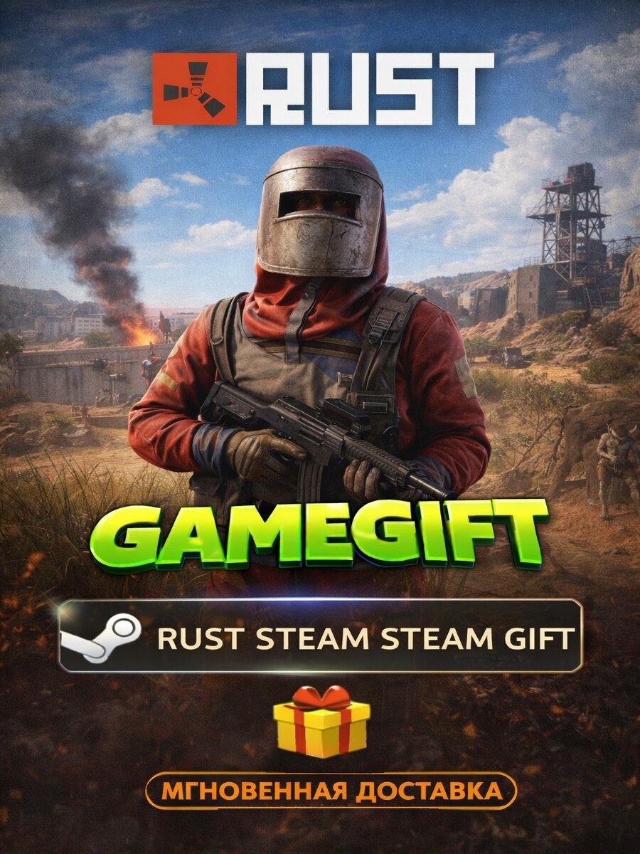 Игра Rust для STEAM ПК (PC) | Страна активации - Уругвай | Подарком на Ваш аккаунт | Автовыдача