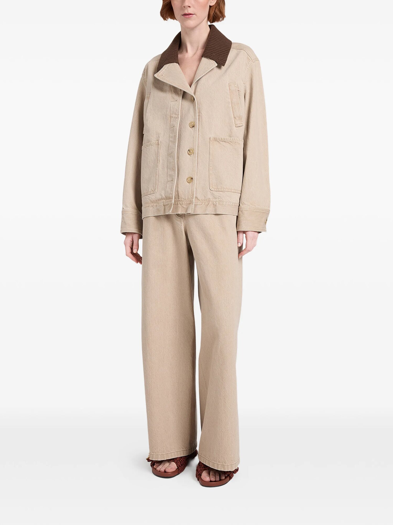 Куртка Ports 1961 Contrasting-collar jacket, размер 36, разноцветный — фото 1