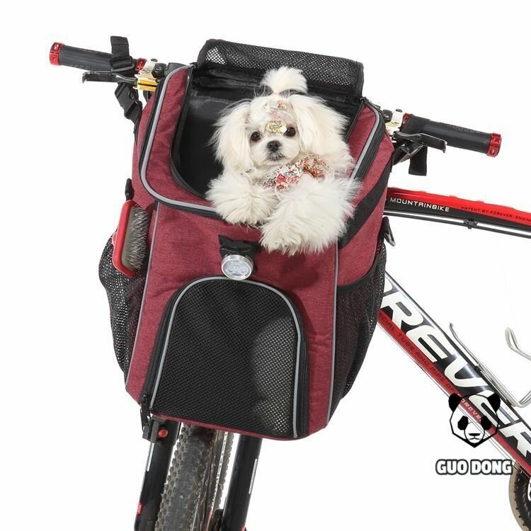 Велосипедная корзина складная коляска для собак-YUANLAI