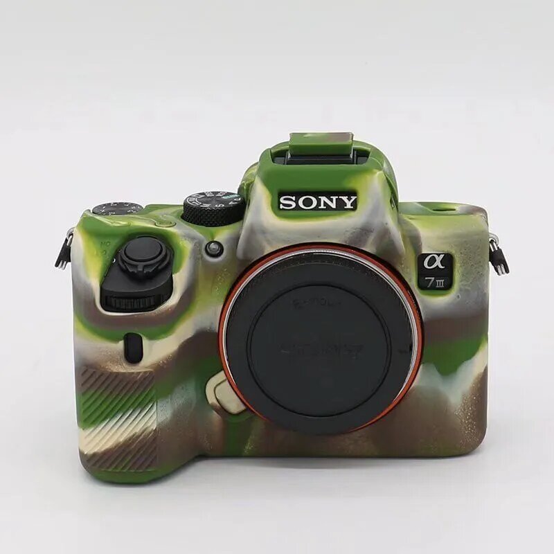 Защитный силиконовый чехол для фотоаппарата Sony Alpha ILCE-A7RM3/ A7R3 III/ A7M3/ A7III/ mark 3 ультра-тонкая полимерная из мягкого качественного силикона