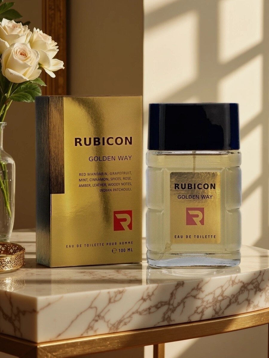 Delta parfum (Red Label). Туалетная вода мужская Rubicon Golden Way, 100мл.