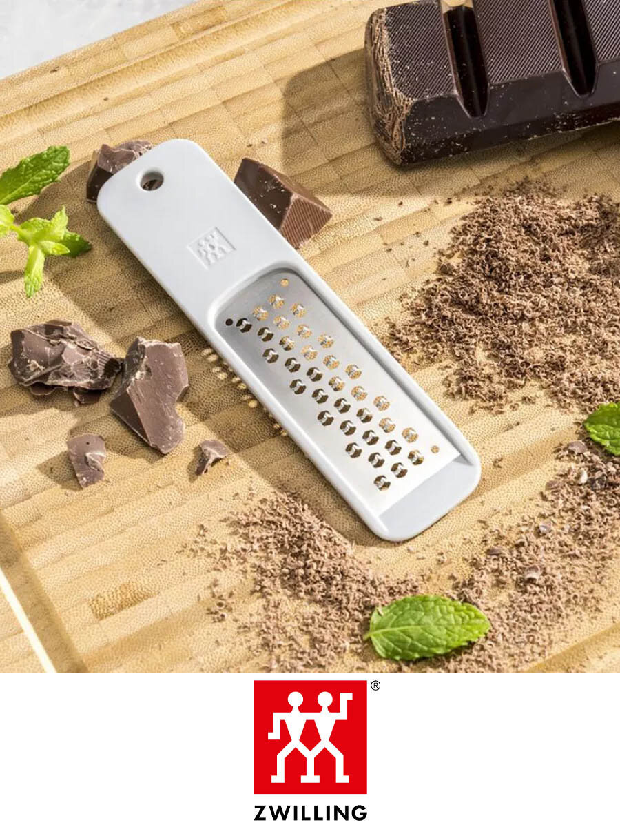 Терка мини Zwilling Z-Cut, 16 х 4 см, нержавеющая сталь 18/10, пластик, серый