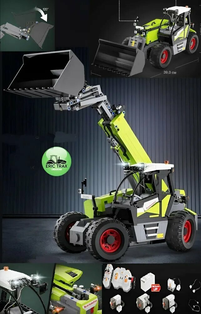 Конструктор Double E Cada Technics C61051W, радиоуправляемый, 1469 деталей — фото 1