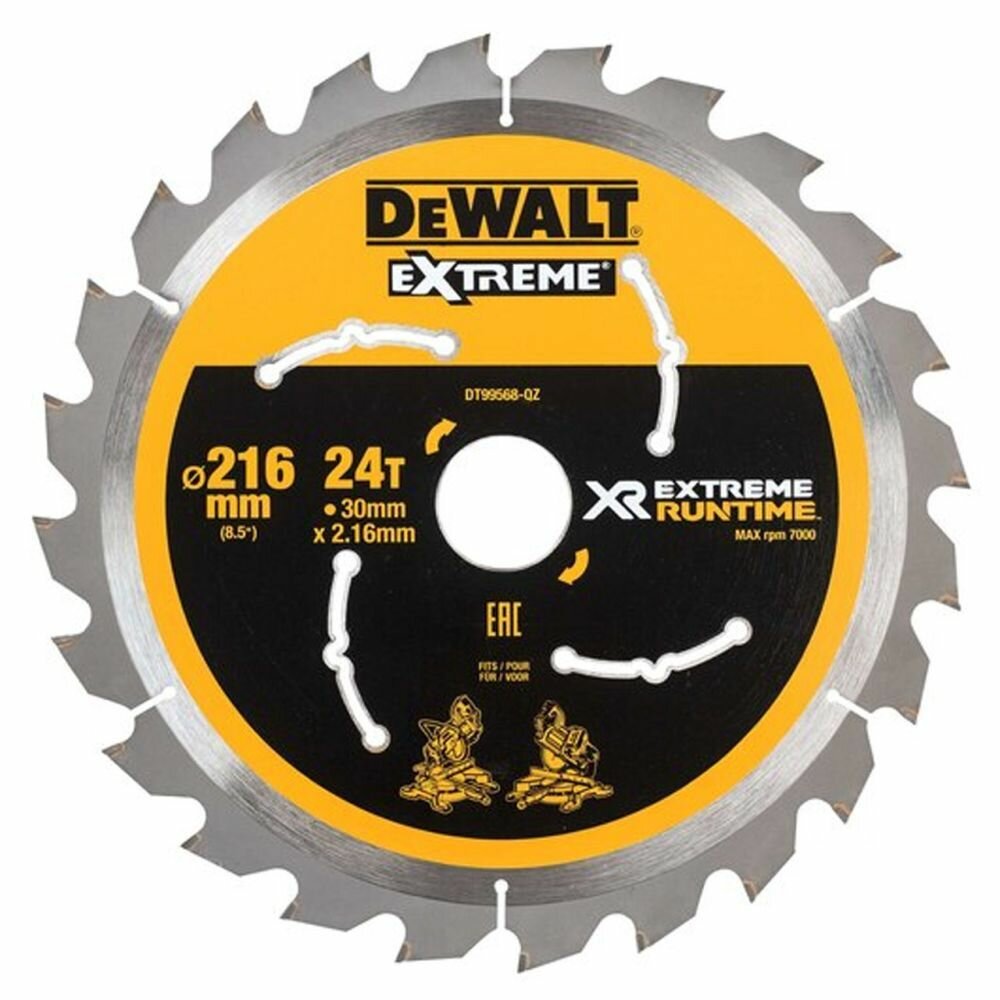 Пилный диск XR 216mm x 30mm 24T CSB DT99568-QZ DeWALT