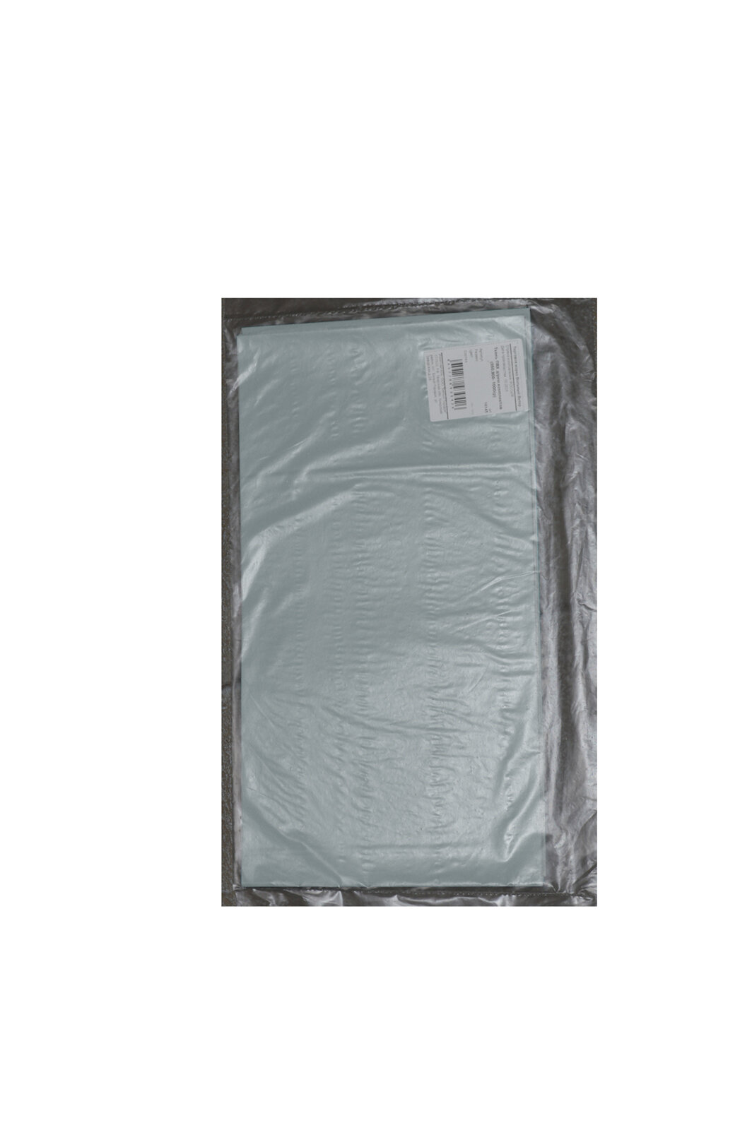 Ткань ПВХ армированная для ремкомплектов, 45 х 24 см, 5 шт, цвет серый