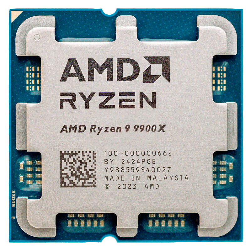 Процессор AMD Ryzen 9 9900X (APU AM5, Granite Ridge AM5, 12C/24T, 4.4/5.6GHz, 64MB, 120W, Radeon Graphics), 100-000000662, OEM