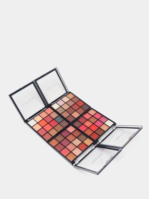 Палетка теней, тени для век с блестящими и матовыми оттенками, 16 цветов - Lameila