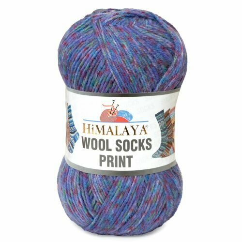 Пряжа Himalaya Wool Socks print S07-05 ( 1 моток, 100г/400м)