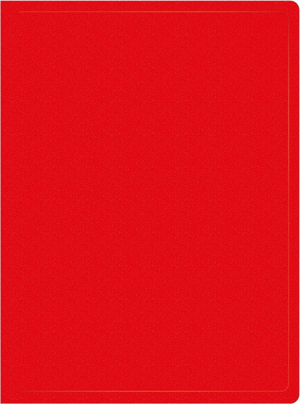 Папка-файл SILWERHOF 30 Eco, толщина пластика 0.5 мм, цвет красный 2063010