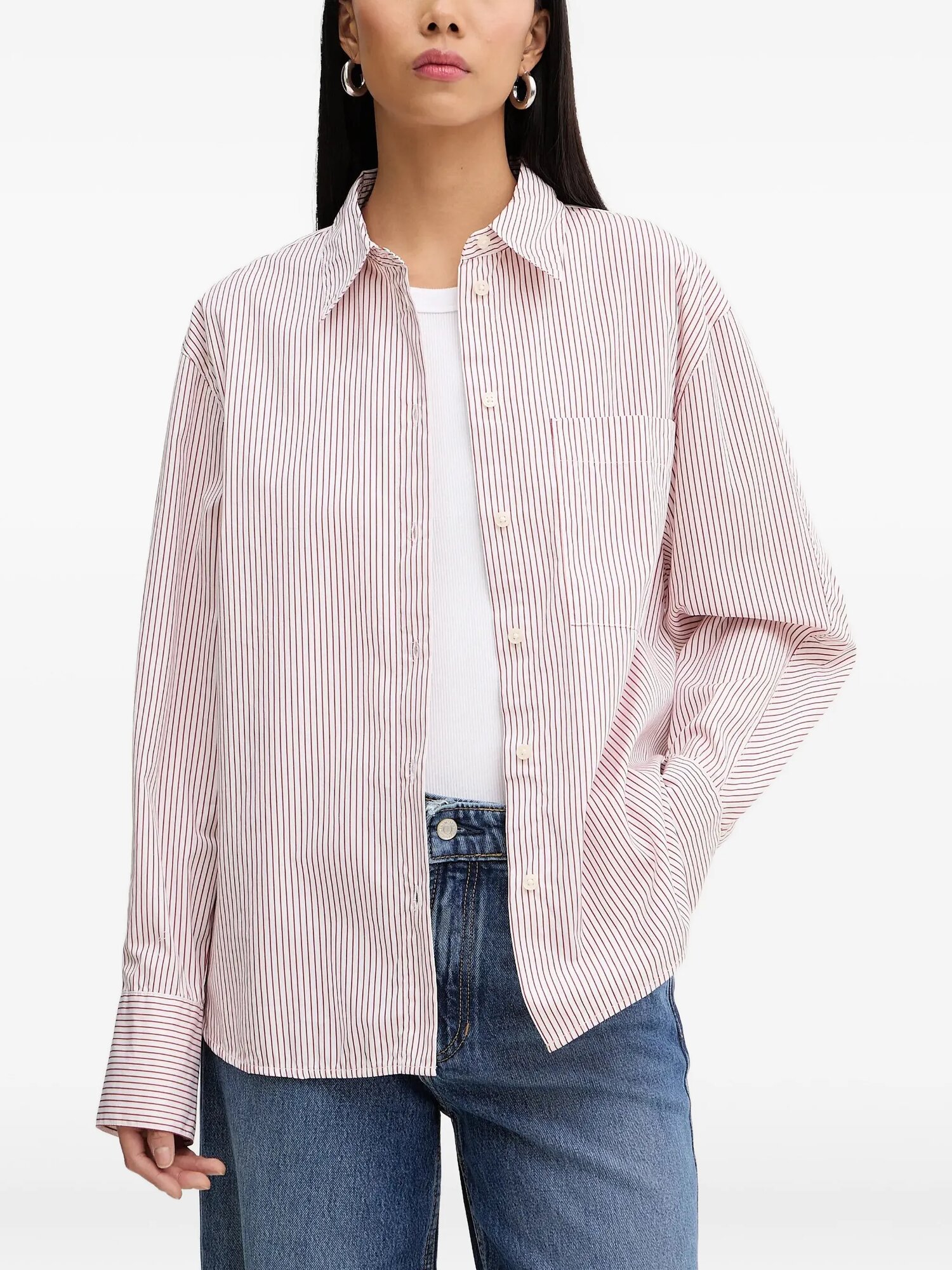 Рубашка Striped pocket shirt