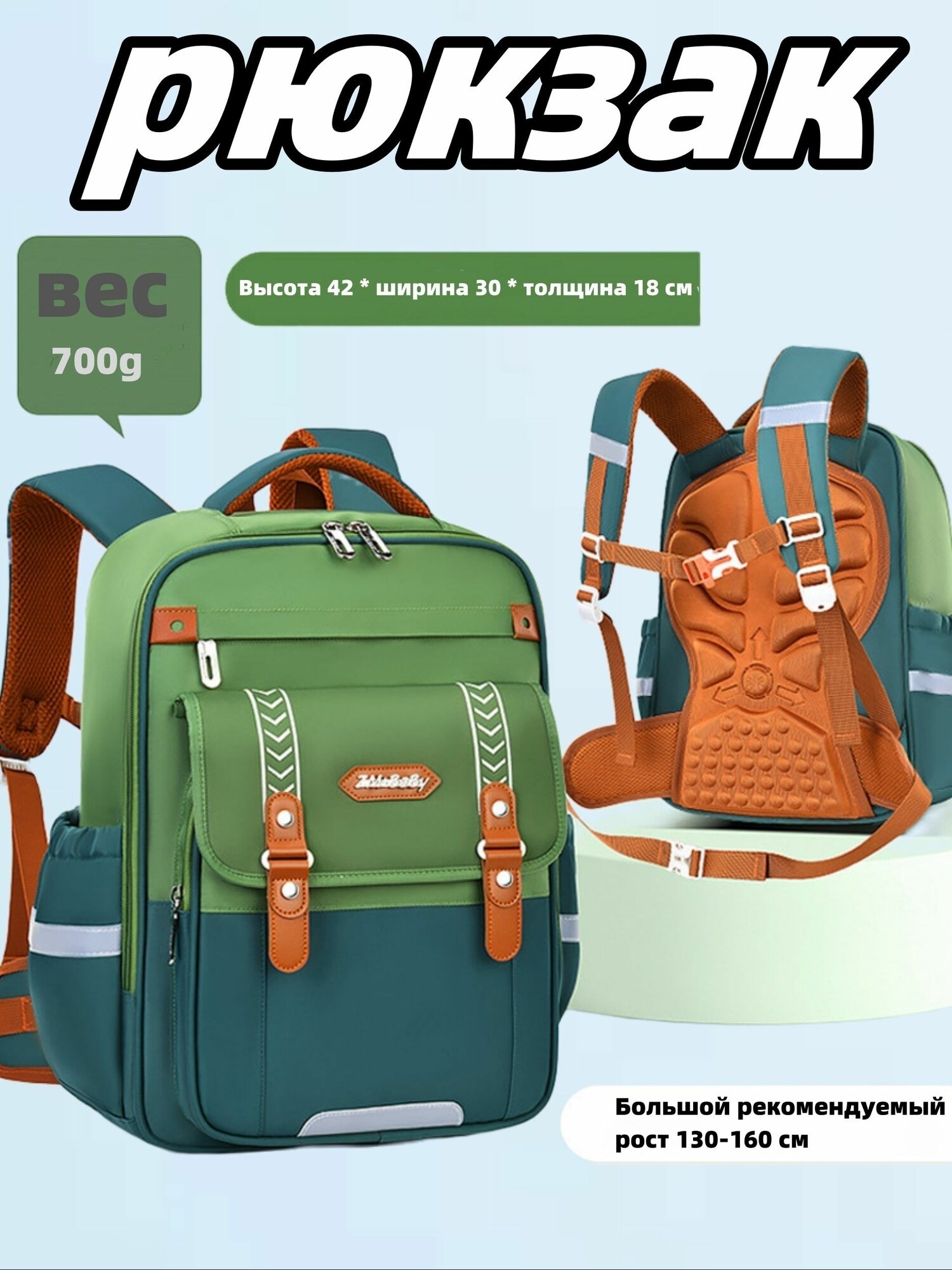 Рюкзак школьный для 1-5 класса и подростков