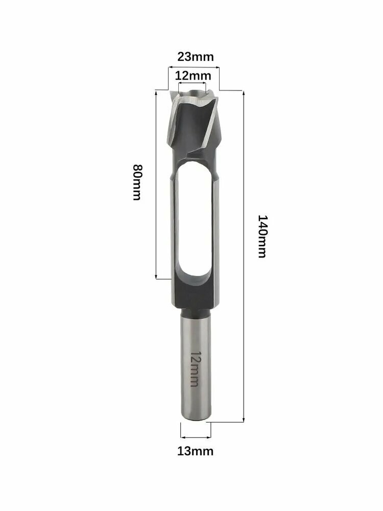 Сверло пробочное 12 мм, для дюбельных соединений, Пробочник D12мм Х13