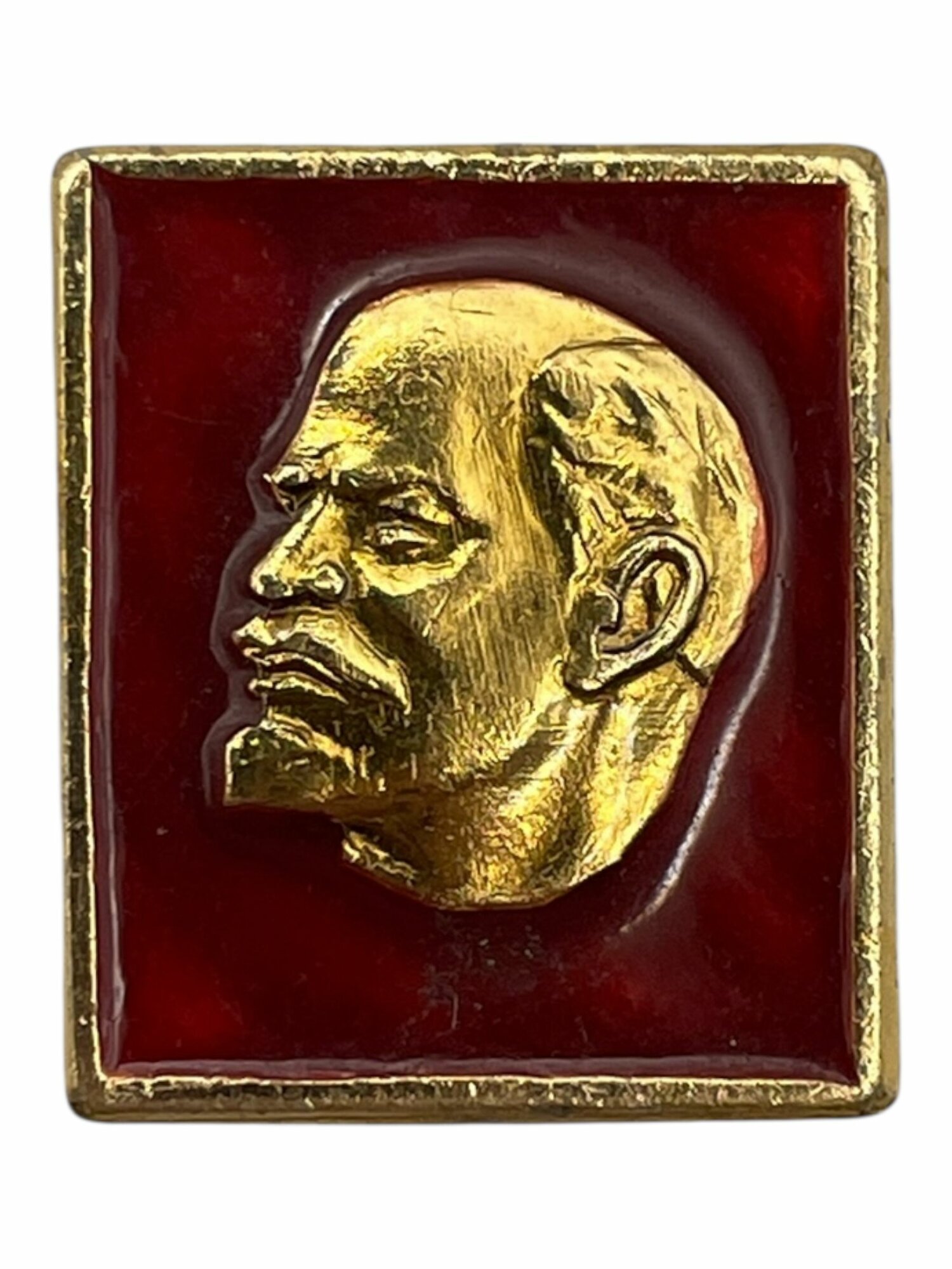 Советский винтажный значок, В. И. Ленин, сделано в СССР