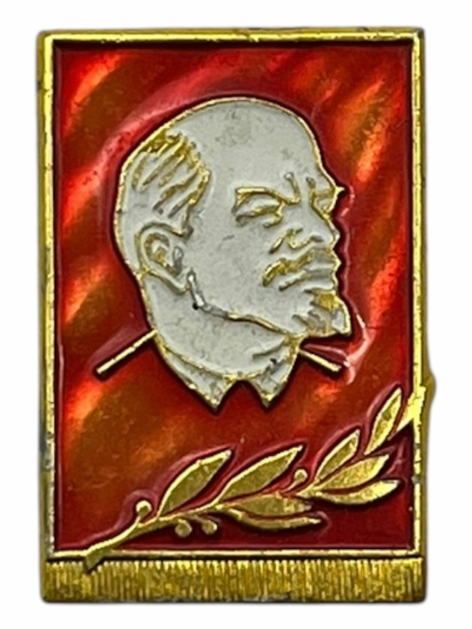 Советский винтажный значок, В. И. Ленин, сделано в СССР