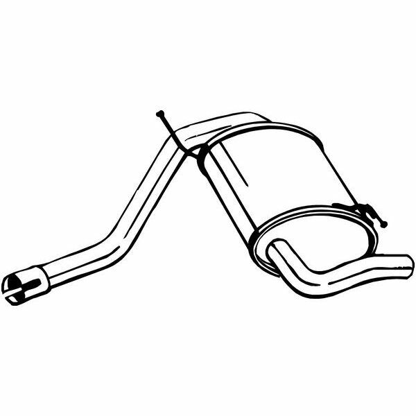 Глушитель выхлопных газов конечный, BOSAL 200-219 (1 шт.)