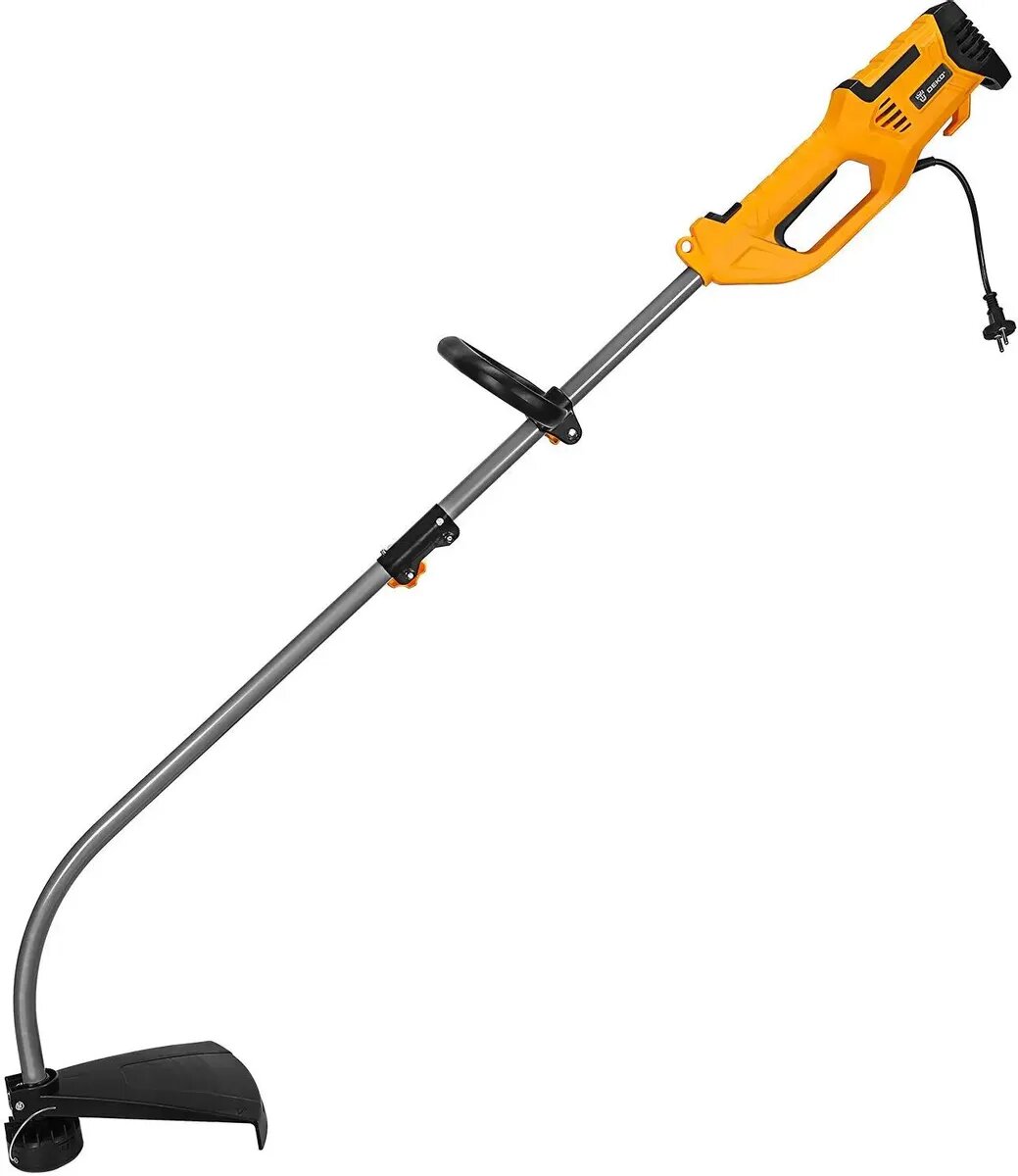 Триммер электрический садовый Deko DKTR1150, желтый/черный, 1150 Вт