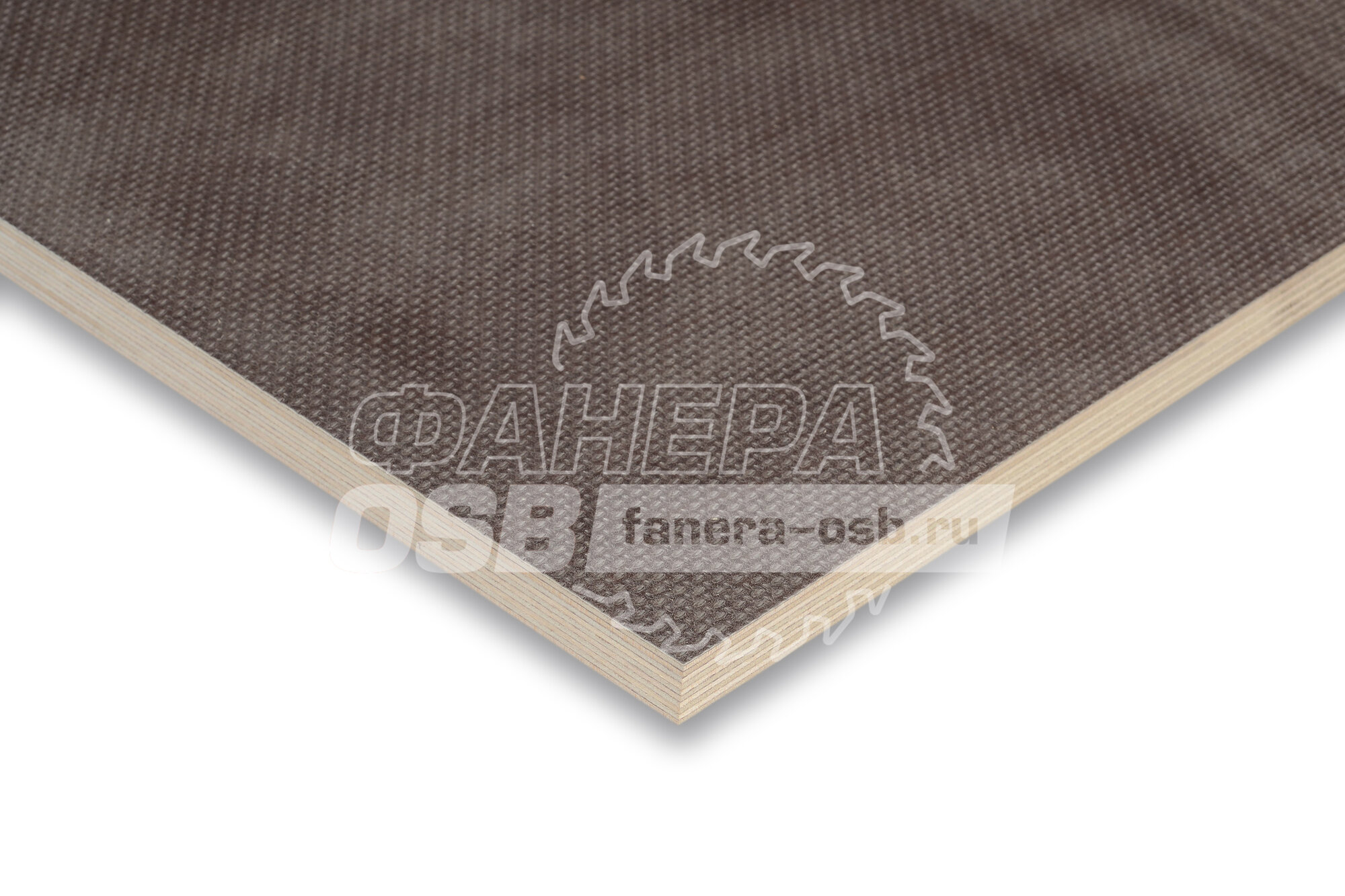 Фанера ламинированная 15мм 2440х1220мм сорт 1/1 сетка (антискользящее покрытие)