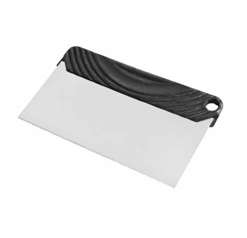 Шпатель зубчатый для клея Интек 10110-200-А2 200 мм, нержавеющая сталь, зуб A2