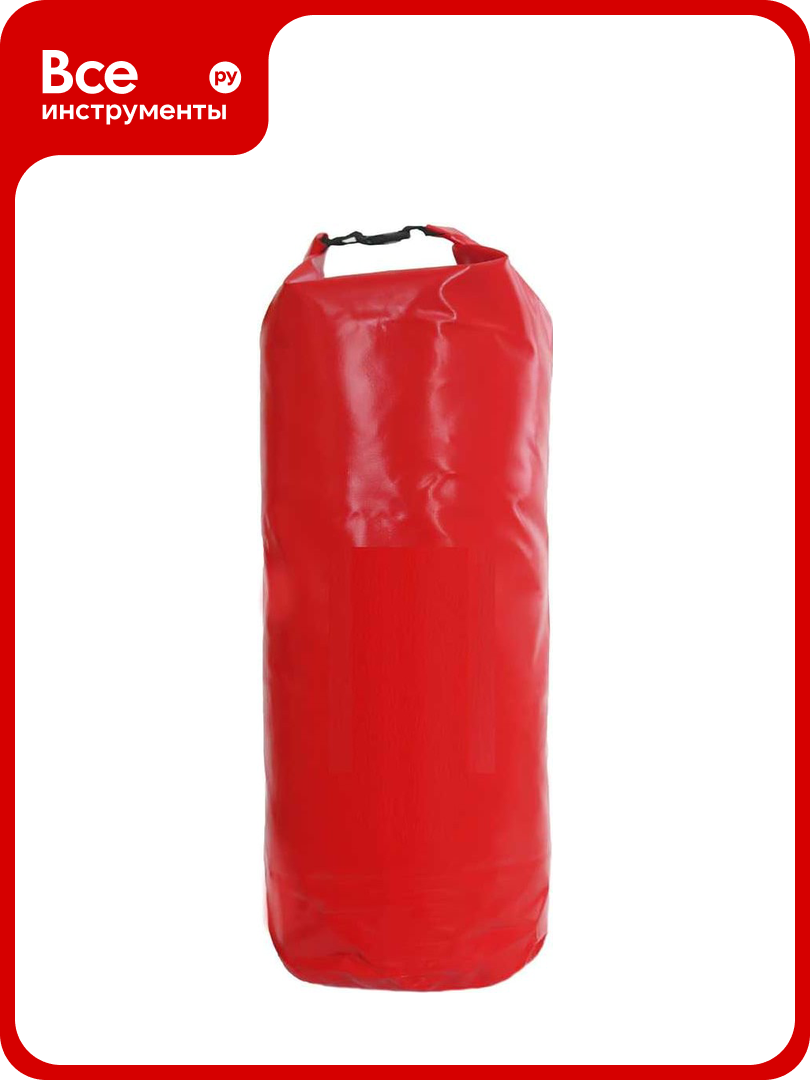 Герморюкзак GAOKSA 60 л, красный GR60r, туристический полужесткий формоустойчивый рюкзак из ПВХ с грудной стяжкой