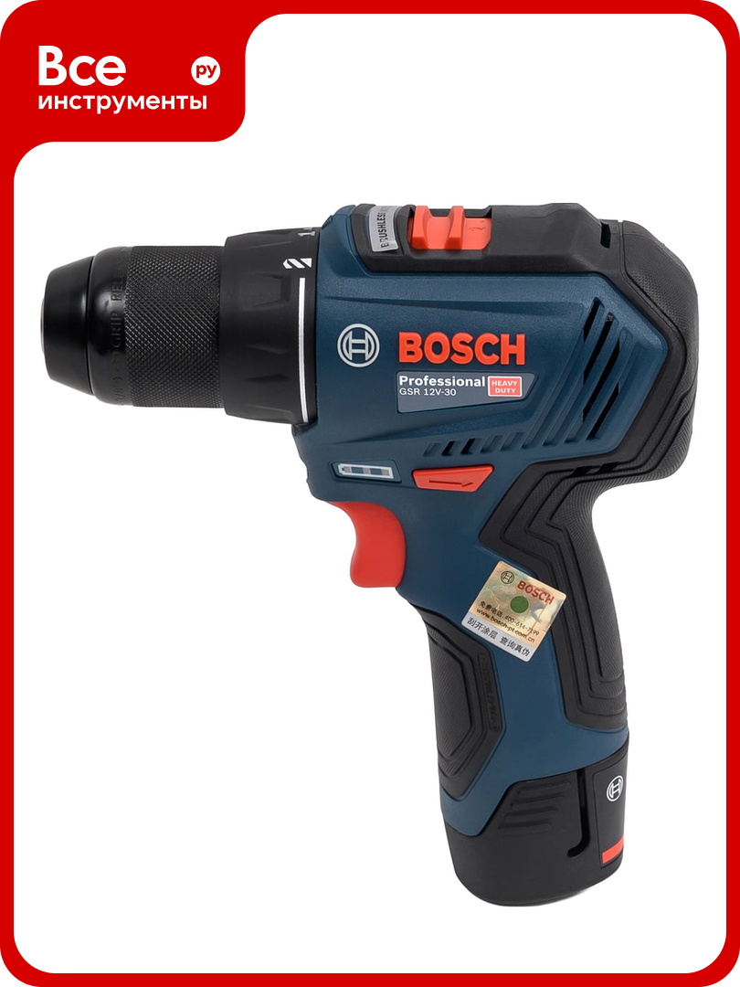 Аккумуляторный бесщеточный шуруповерт Bosch GSR 12V-30 06019G9080 GSR12V-30 06019G9080