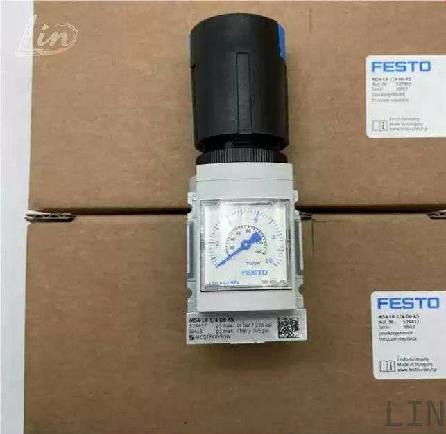 1PCS Новый регулятор давления 529417 MS4-LR-1/4-D6-AS FESTO LIN