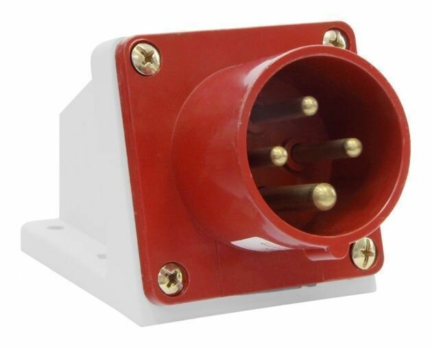 Вилка силовая СЭ-514 стац. 3Р+PE 16А 380В IP44