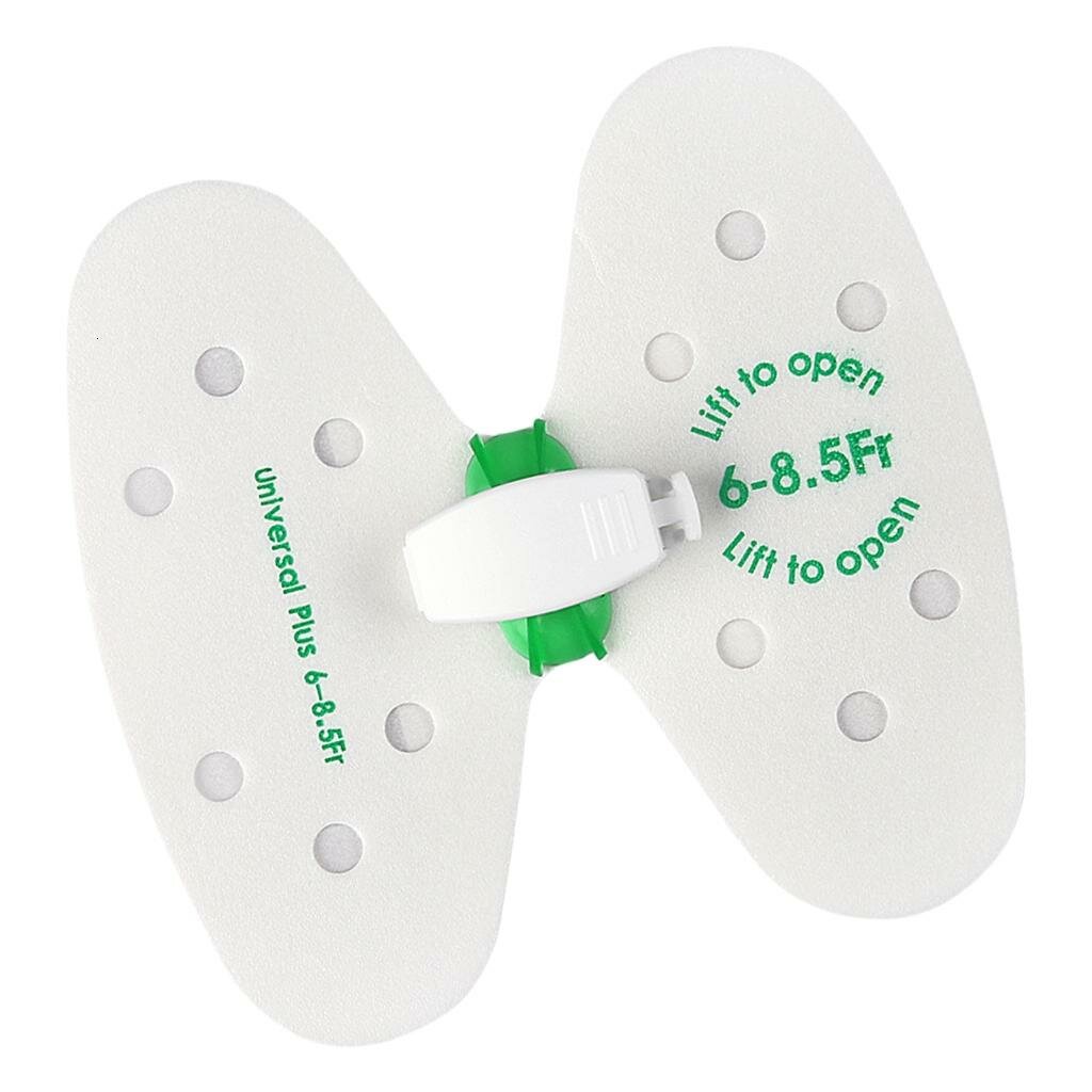 Повторно используемая дренажная трубка с бабочковой застёжкой, Маленькая зеленая пряжка