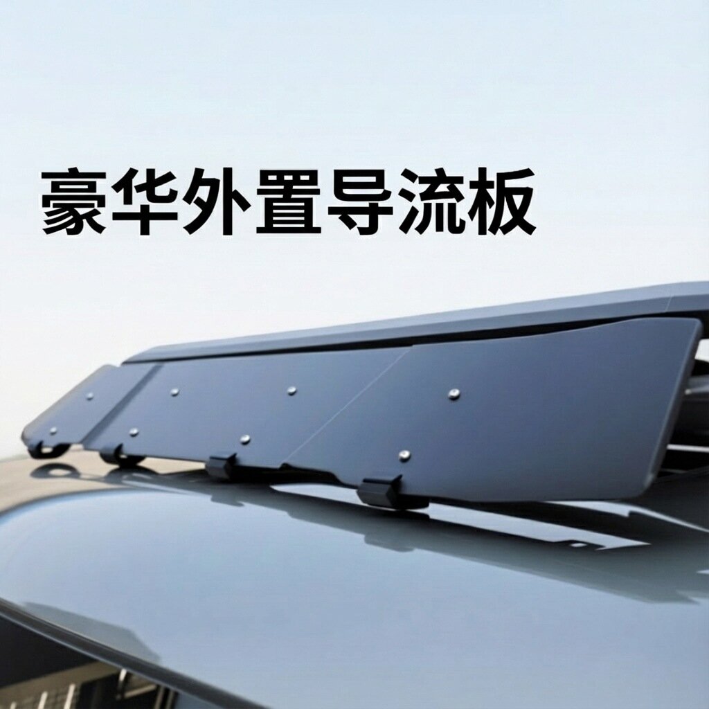 Спойлер для крыши автомобиля, модифицированный для бездорожья, универсальный бесшумный дефлектор ветра, платформа для крыши, аксессуар для снижения ветра