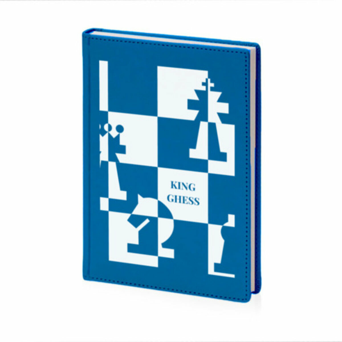 Ежедневник «Шахматы. Подарок шахматисту. Шахматный клуб» (синий)
