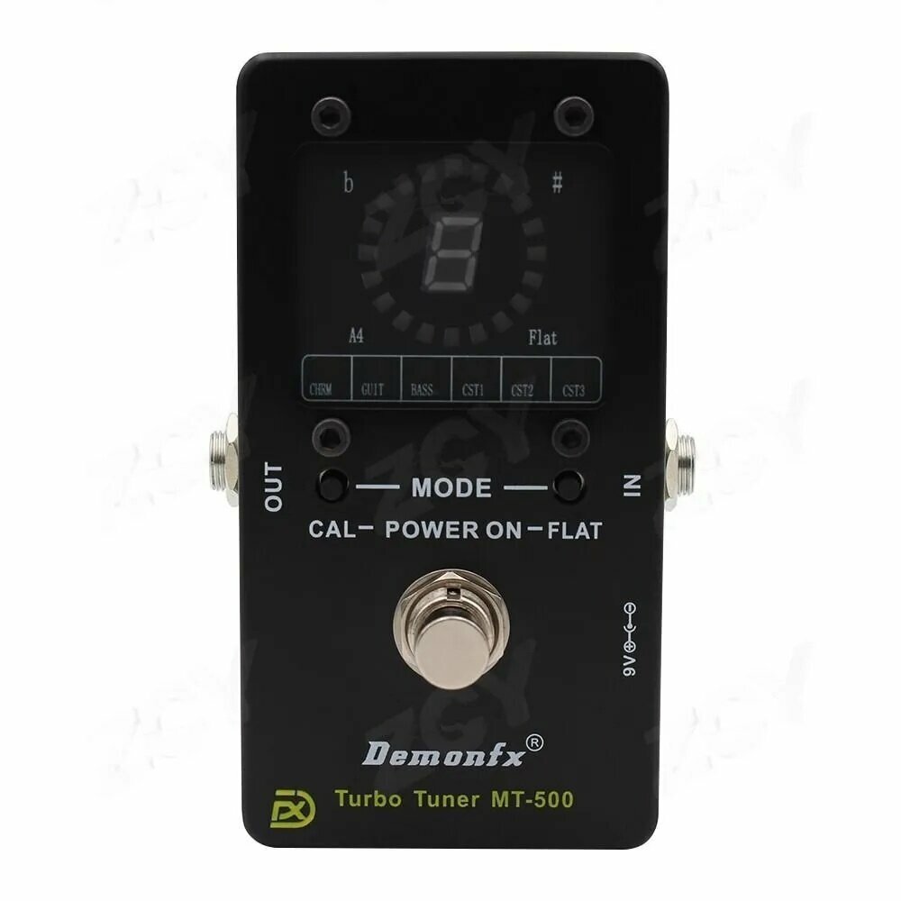Demonfx MT-500 TURBO TUNER - Строб-тюнер: Высококачественная Настройка Для Бас-гитар И Всех Музыкальных Инструментов