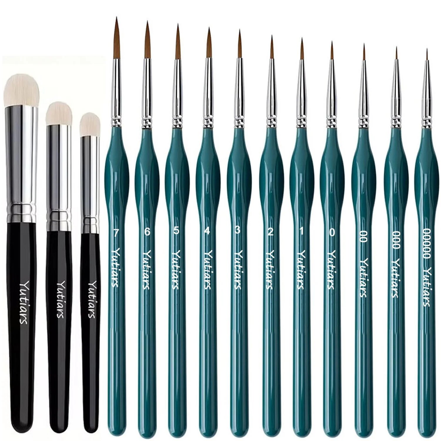 Набор Высокоточных Кистей Для Детализированной Росписи - 3/11/14 Шт. Идеальные Сухие Кисти Для Warhammer 40K