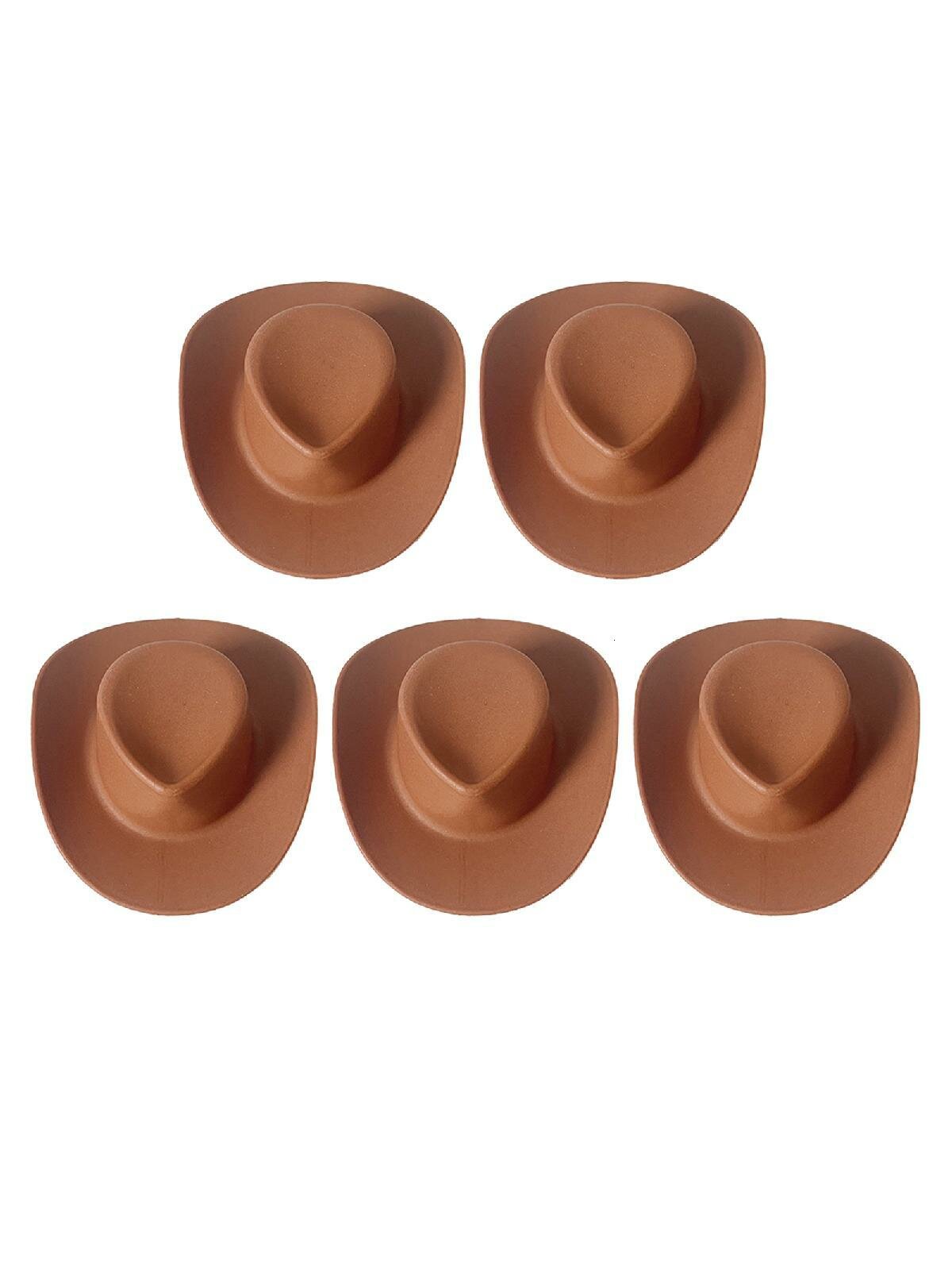 Мини-шляпа ковбоя, Коричневый