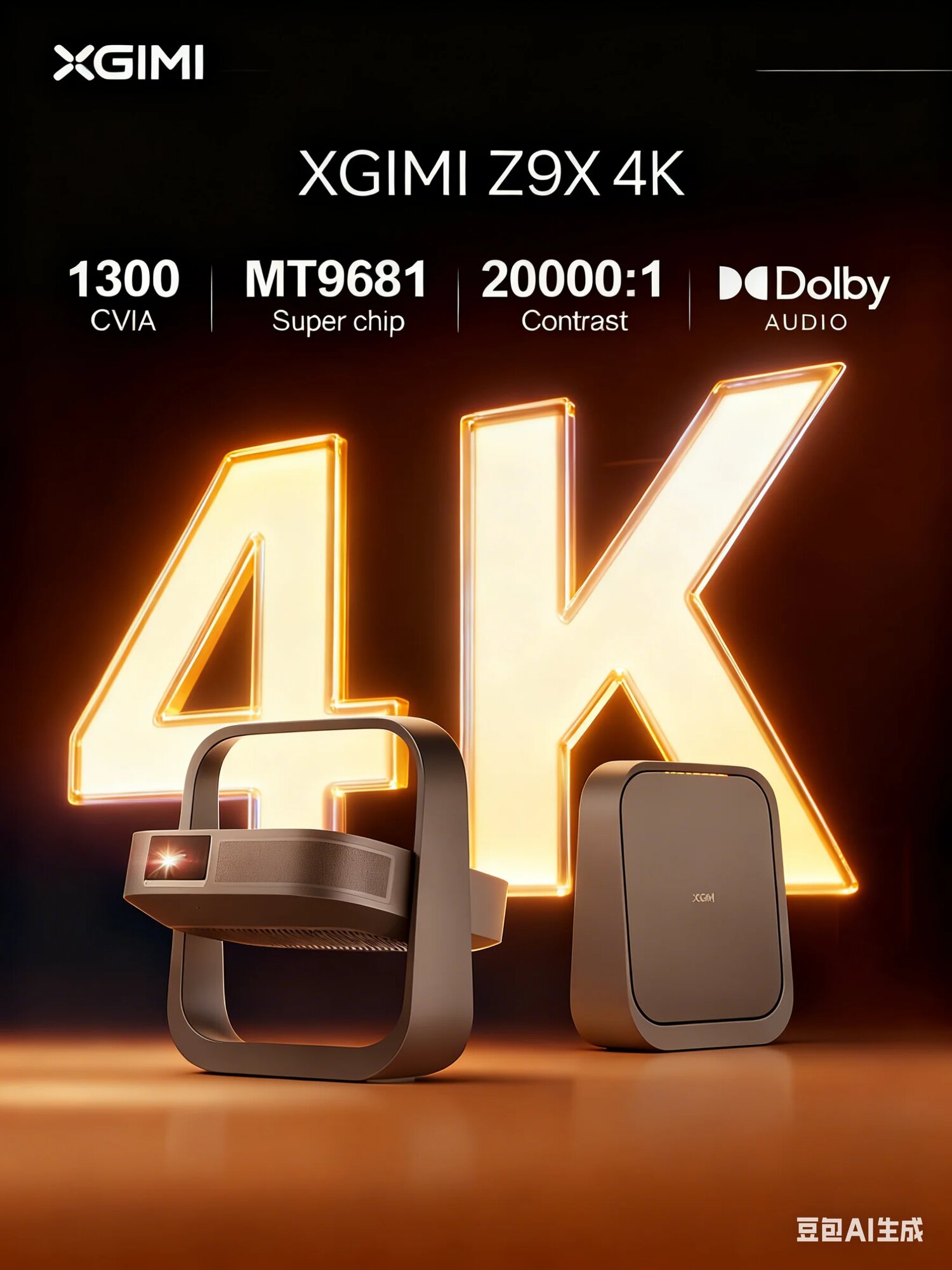 XGIMI Z9X 4K Портативный Проектор