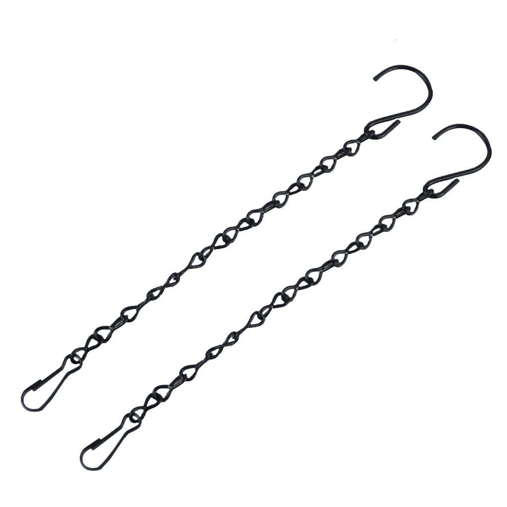 Подвесные цепи для кашпо (2 шт.), Черный - 24