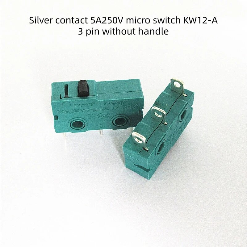 Серебряный контактный микропереключатель KW12-A 3-контактный KW11