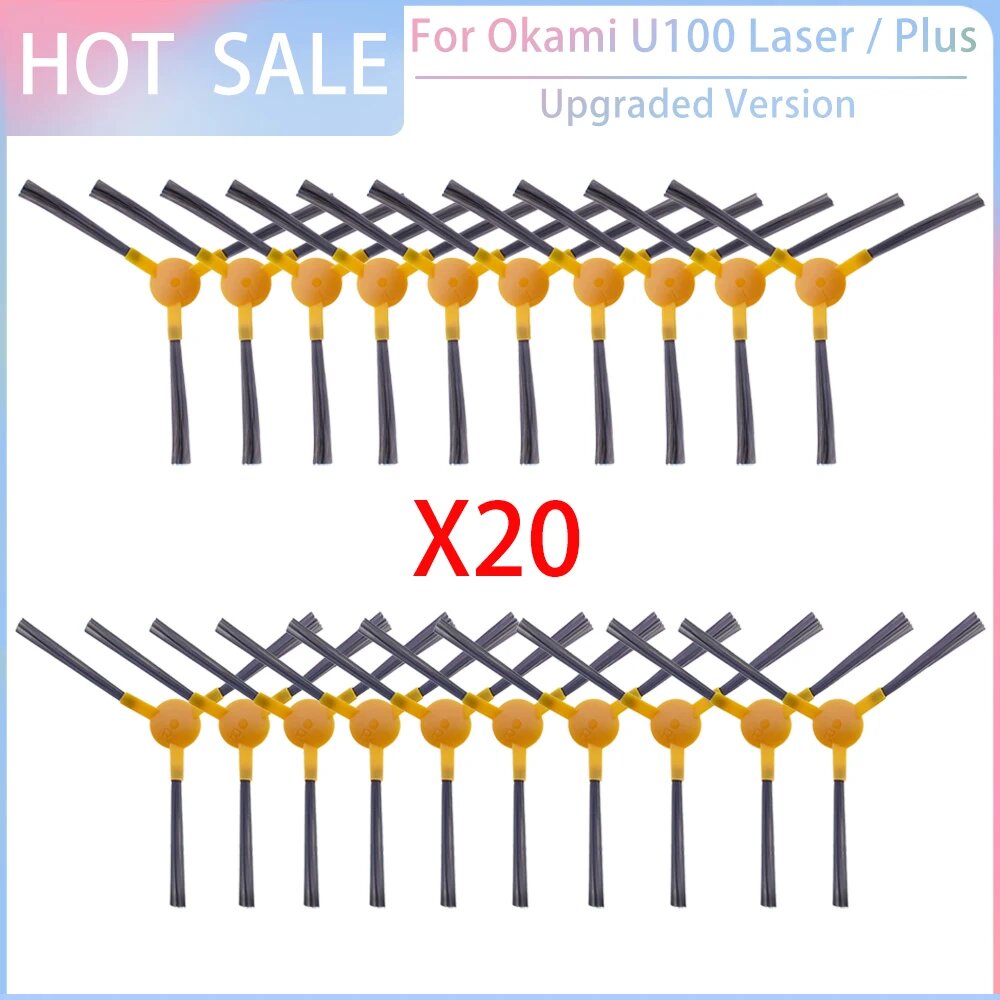 Комплект запчастей для пылесосов Okami U100, U100 Laser, U100 Plus, R120 (боковая щетка, фильтр HEPA, полотенце) SET C