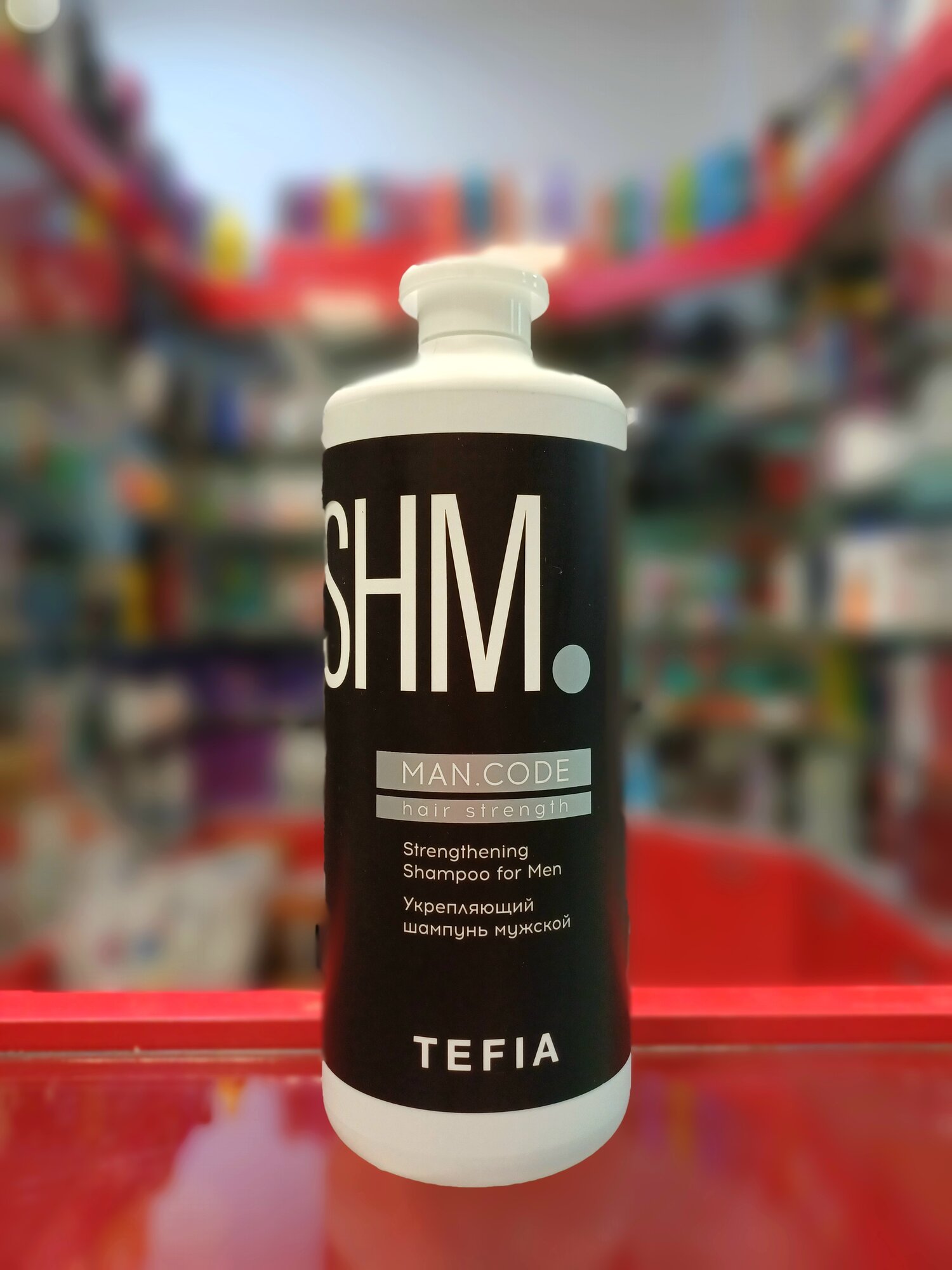Шампунь мужской укрепляющий против выпадения волос 1000мл Tefia for men
