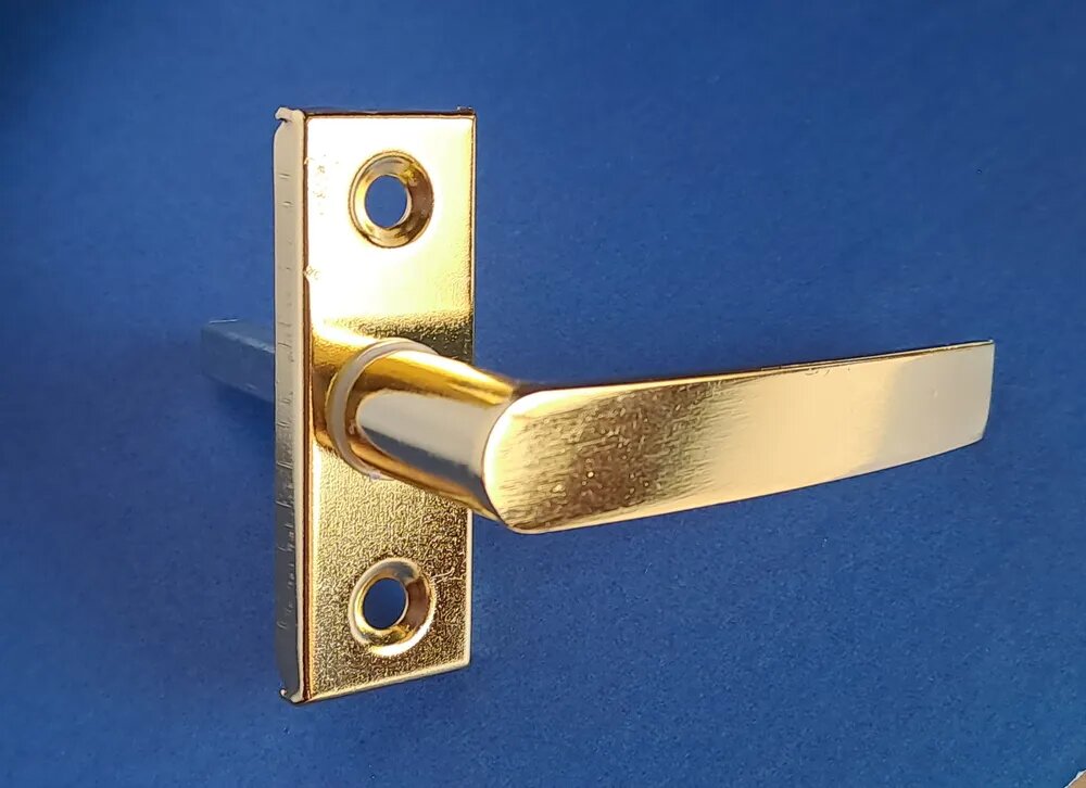 Ручка оконная металл ПР 65 "золото"1шт