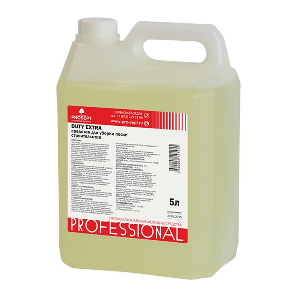 Средство Prosept для уборки после ремонта концентрат 5 л Prosept 118-5