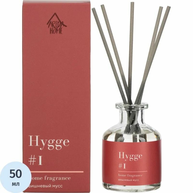 Аромадиффузор с палочками Hygge #1 Вишневый мусс 50 мл АР 100-013