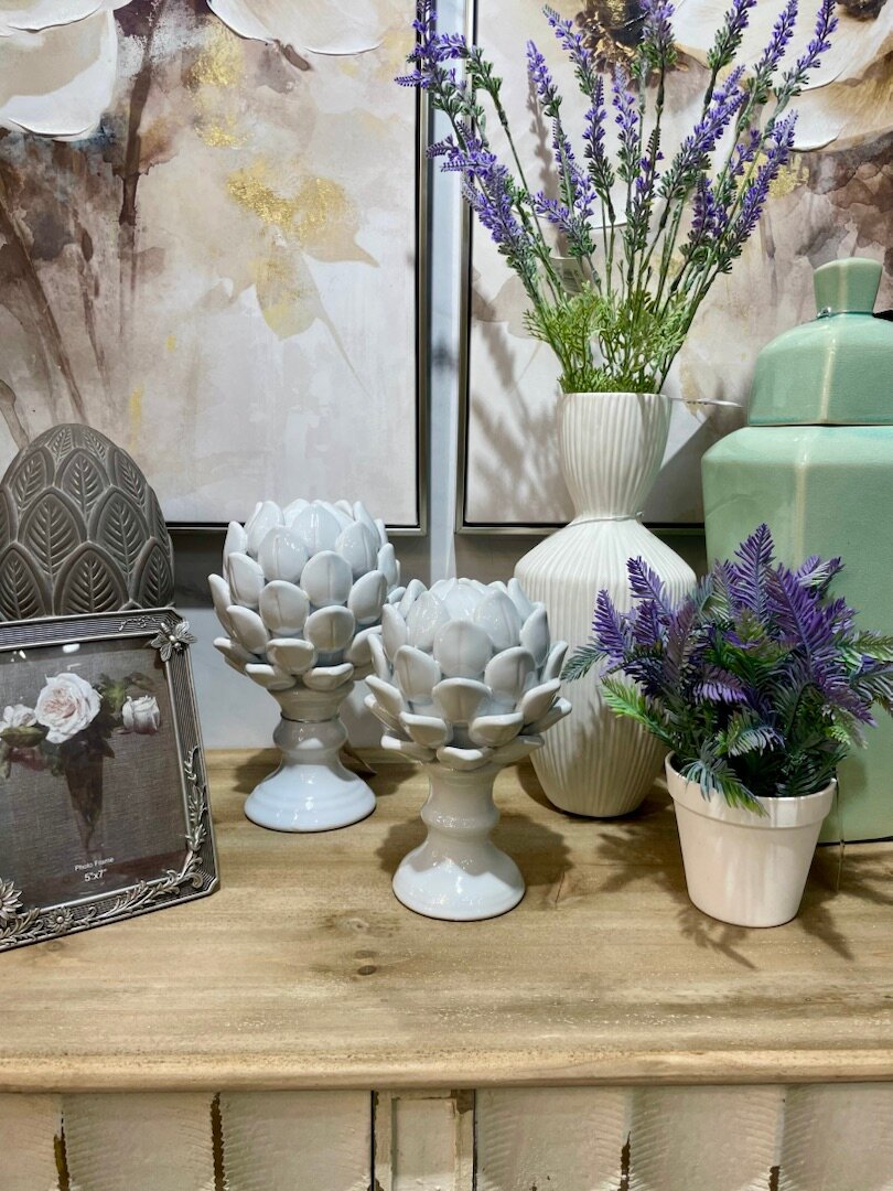 Статуэтка Артишок Casaentera CE04-60938 белый 140х140х230