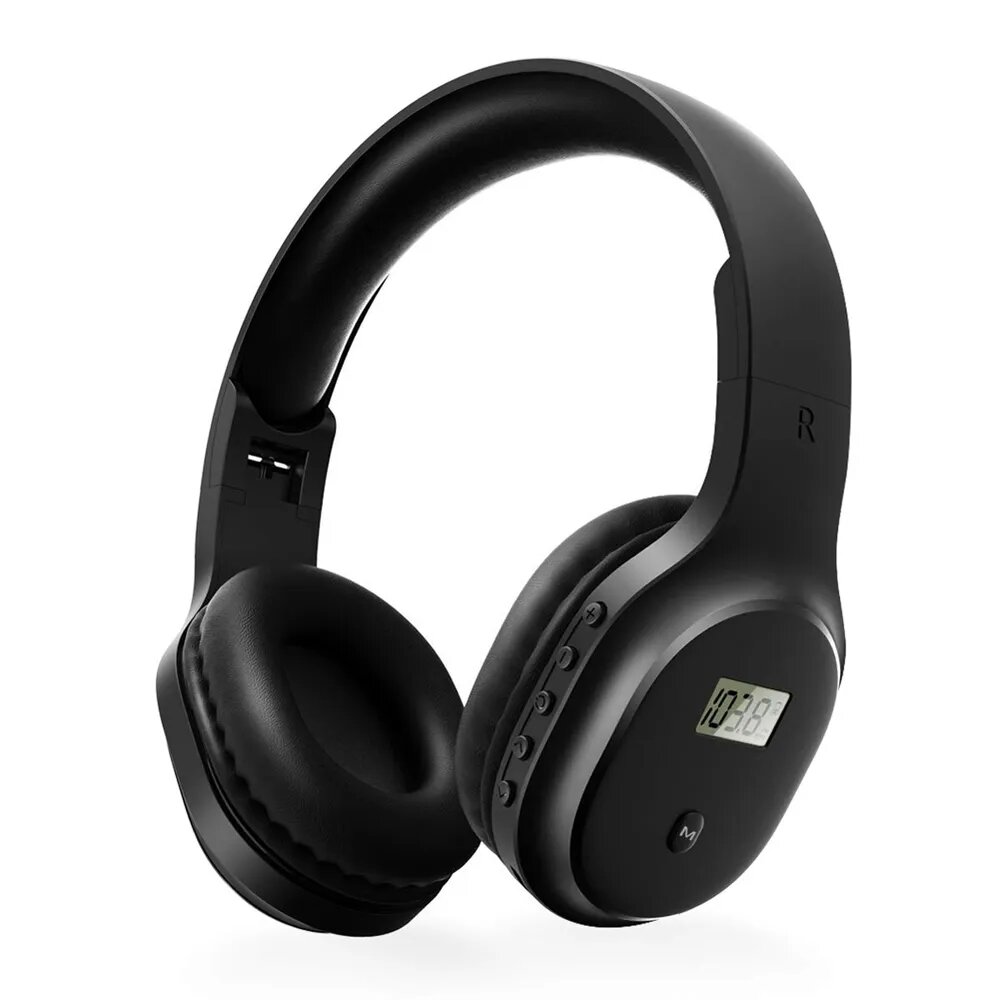 Портативные наушники с FM-радио, беспроводная Bluetooth-гарнитура, FM-радио Walkman для бега, стрижки газонов, езды на велосипеде, FM-приемник