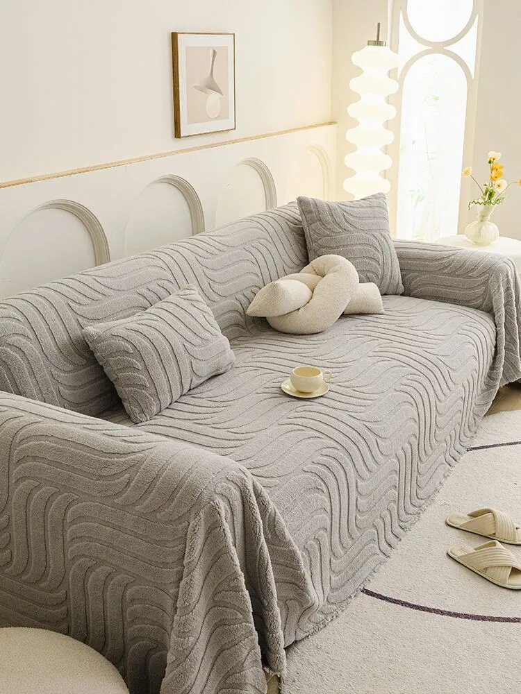 Lemog Плед плюшевый , Искусственная байка, 340 см х 180 см