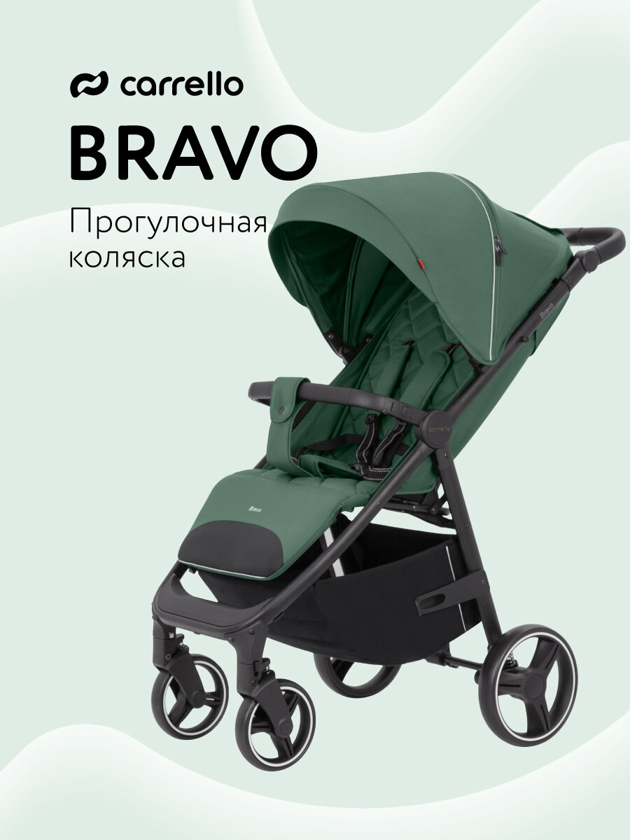 Коляска прогулочная всесезонная CARRELLO Bravo CRL-8512, Spring Green