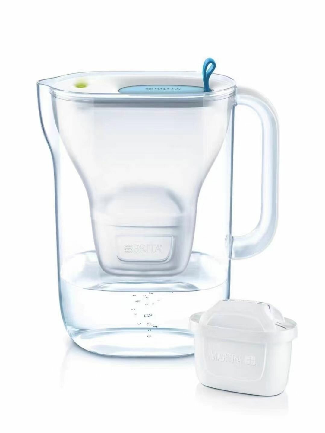 Бытовой фильтр для воды BRITA, чайник/очиститель питьевой воды, 3,5 л, синий, три фильтра в одной кастрюле -hj