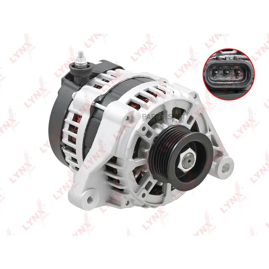 Генератор GEELY Emgrand EC7 1.8 14>, LIFAN X60 1.8 11>, Solano 1.8 08> от официального дистрибьютора, LYNXAUTO, артикул EA1307