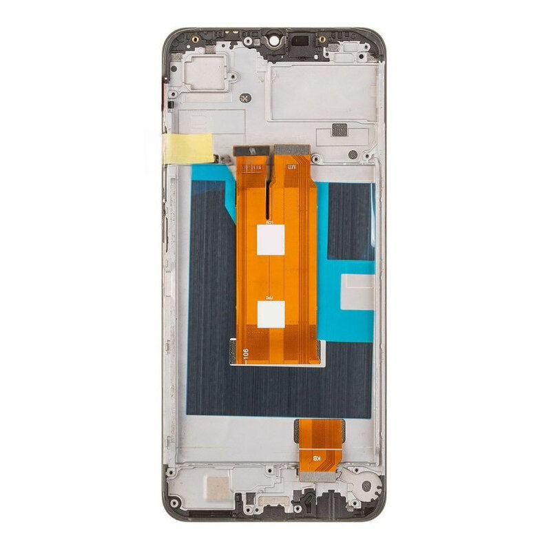 Дисплей (экран) в сборе с тачскрином для Realme C63 (RMX3939) черный с рамкой (Premium LCD) / 1600x720